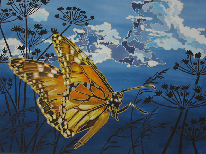 Monarch Butterfly Stencil Designs
