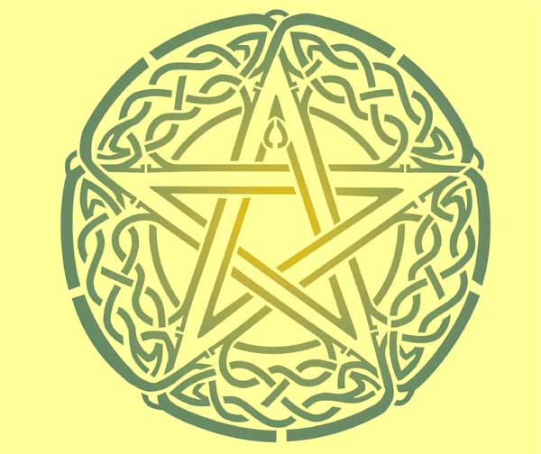 Pentangle Stencil from Stencil Kingdom